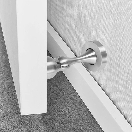 Roestvrijstalen Magnetische Deurstopper 2 set - Muurdeurstopper Zware ...