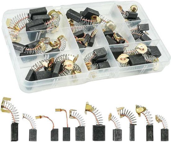40 stuks koolborstelvervanging voor elektrisch gereedschap - Universele ...