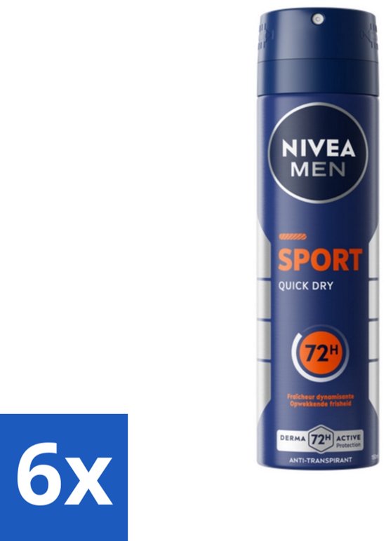 Nivea - Men - Sport - Anti-Transpirant - Deodorant Spray - 150 ml ...