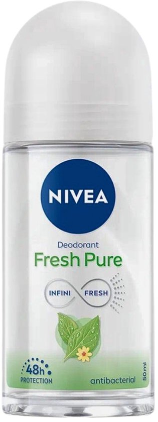 Nivea - Deodorant - Roller - Fresh Pure - 48 Uur Lang Werkend - 50 ml -... | bol