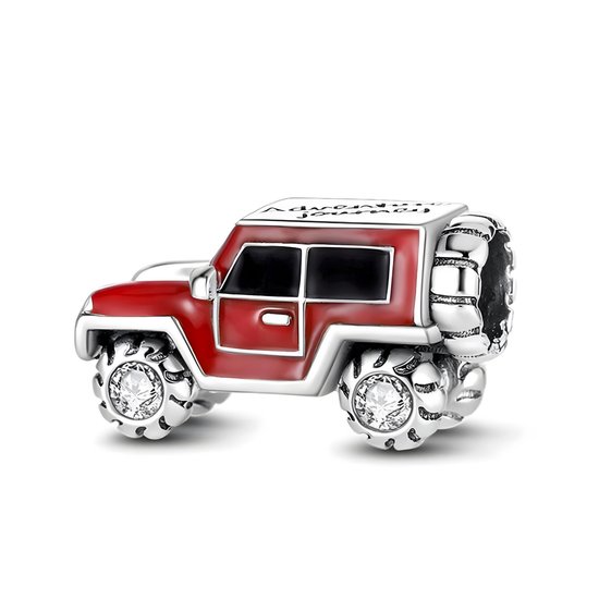 Rode Offroad Auto Bedel, Keen Jewel, Red Offroad Car Charm | bol