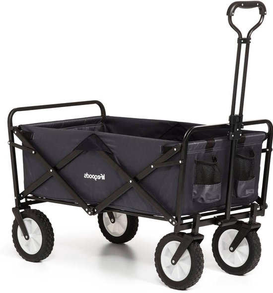 Opvouwbare bolderkar voor kinderen - 80 kg draagvermogen - 94 liter ...
