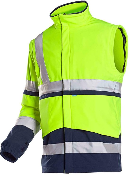 SIOEN POWELL 401A signalisatie regenparka met uitneembare softshell jas... | bol