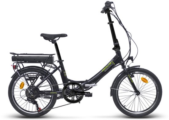 Orus E2000 vouwfiets e-bike 10.4 Matt Black | bol