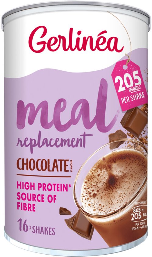 Gerlinea Milkshake Chocolade - 6 x 436 gr - Voordeelverpakking | bol