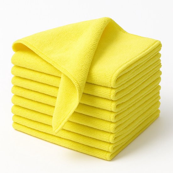 Microvezeldoekjes – 10 stuks – 40x40 cm – Badstof 340g/m² – Horeca Line ...