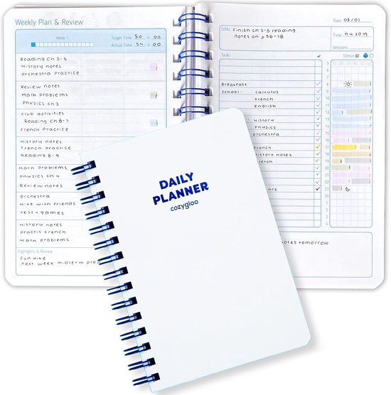 Studieplanner - Kwartaal formaat - 15 weken | bol