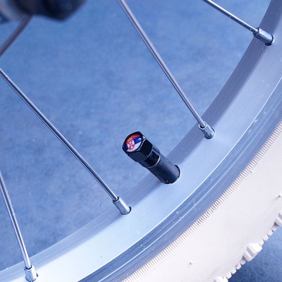 Schrader (auto) ventiel - Zwart Servie aluminium met afdichting | bol
