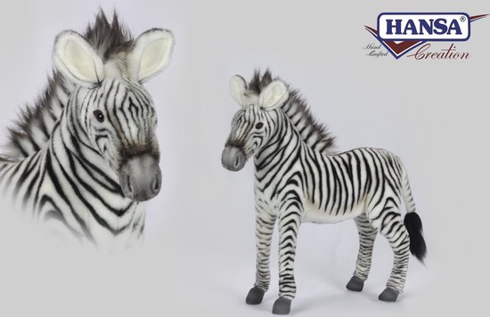 Zebra Knuffel, 32 cm, Hansa | bol