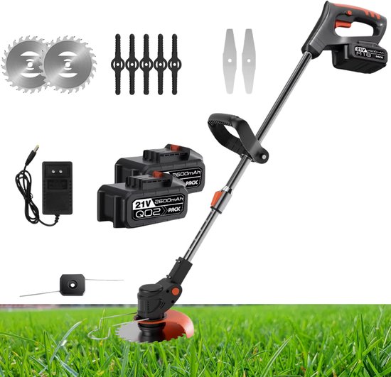 Coupe-bordures électrique Nivard - Avec batterie - Sans fil - Voegenborstel -... | bol