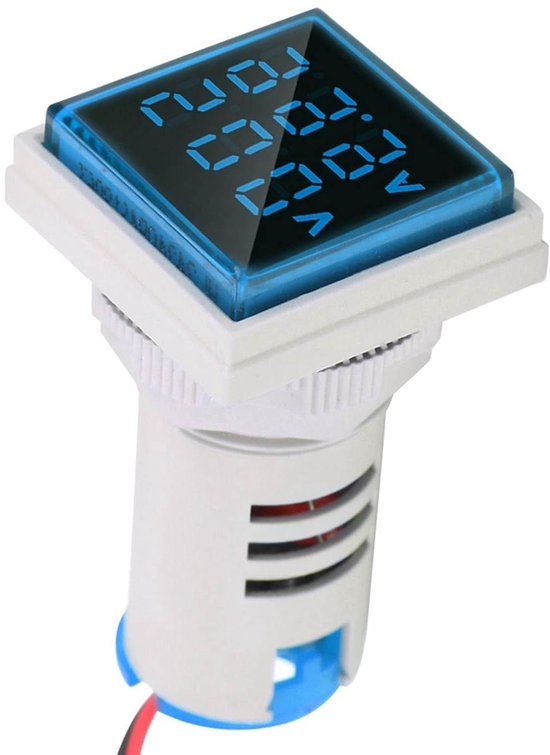 Spanningsmeter-indicator Spanningsstroommeter-indicator LED Digitale ...