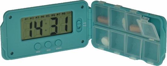 Tabtime super 8 pillendoos met 8 alarmen | bol
