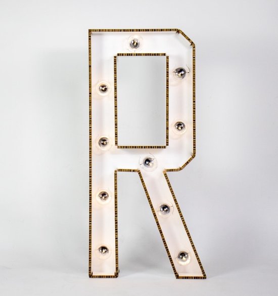 Lettre Lumineuse en Carton - Avec lumières et piles - Carton Durable ...