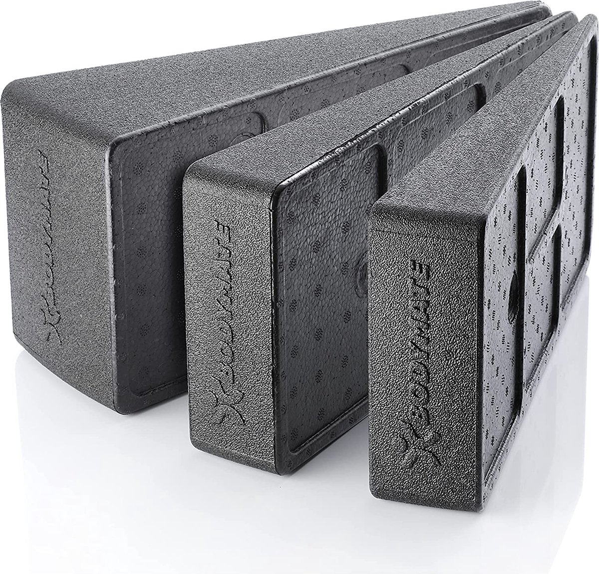 kuit stretcher set van 3, kniewiggen, slant stretch board, strekken van ...