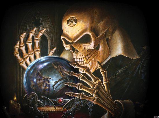 Alchemy Skull Tattoo Photo Wallcovering | bol.com