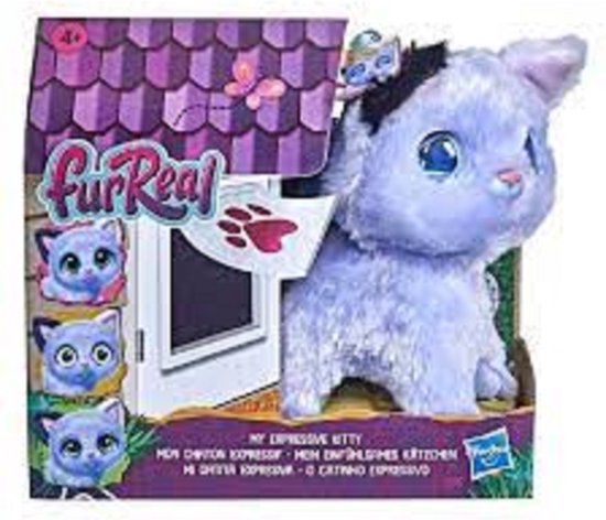 FurReal My Expressive Kitty Cat Plush Toy Hasbro 2022 | bol.com