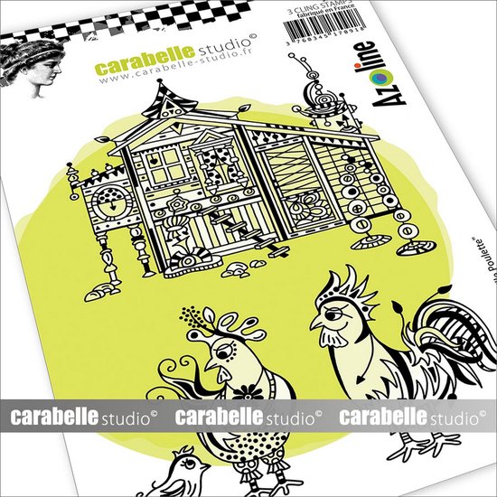 Carabelle Studio Cling Stempel La famille Poulette by Azoline | bol