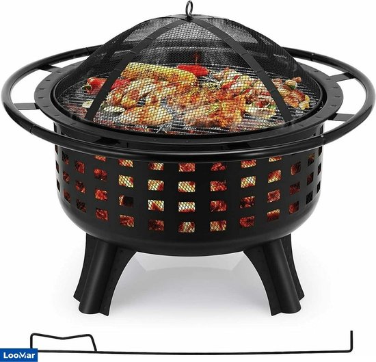 LooMar Vuurkorf voor buiten - Terrashaard - Barbeque Vuurkorf ...