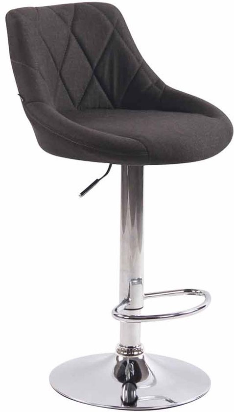 Luxe Barkruk Liberato - Bruin - Chroom - Ergonomische barstoelen ...