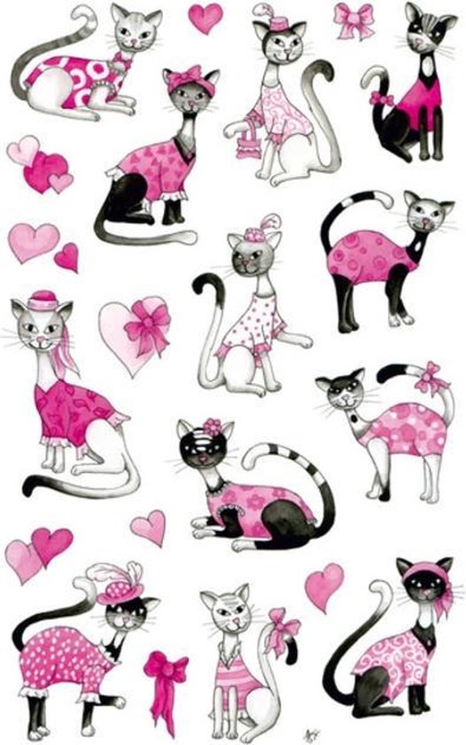 Avery Papieretiket Z-design Creative - pakje a 1 vel katten | bol.com