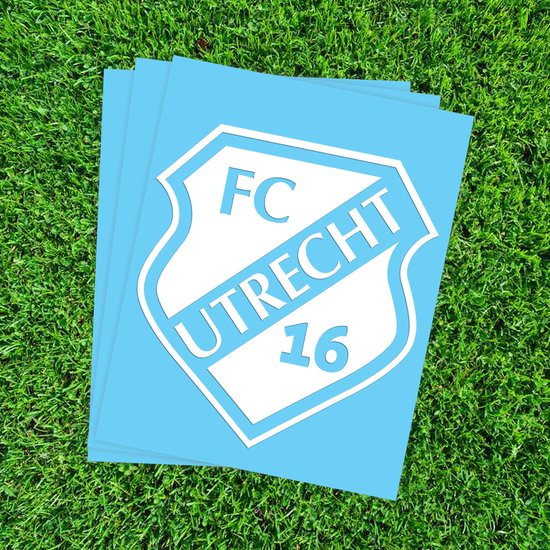 FC Utrecht Container Stickers XL - Voordeelset 3 stuks - Huisnummer ...