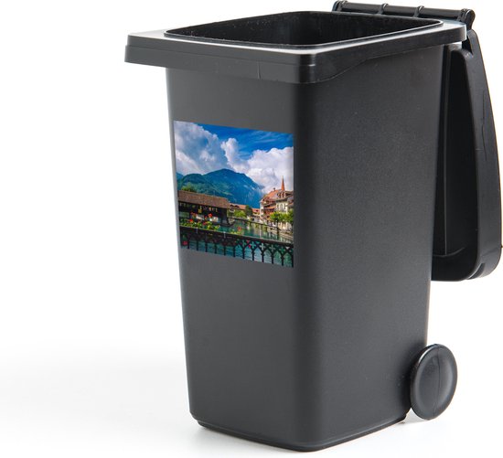 Container sticker Alpen - Interlaken - Zwitserland - 40x40 cm - Kliko ...