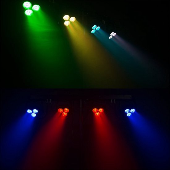 Chauvet 4BAR LT BT 4 bar led licht set met statief, hoes en Bluetooth | bol