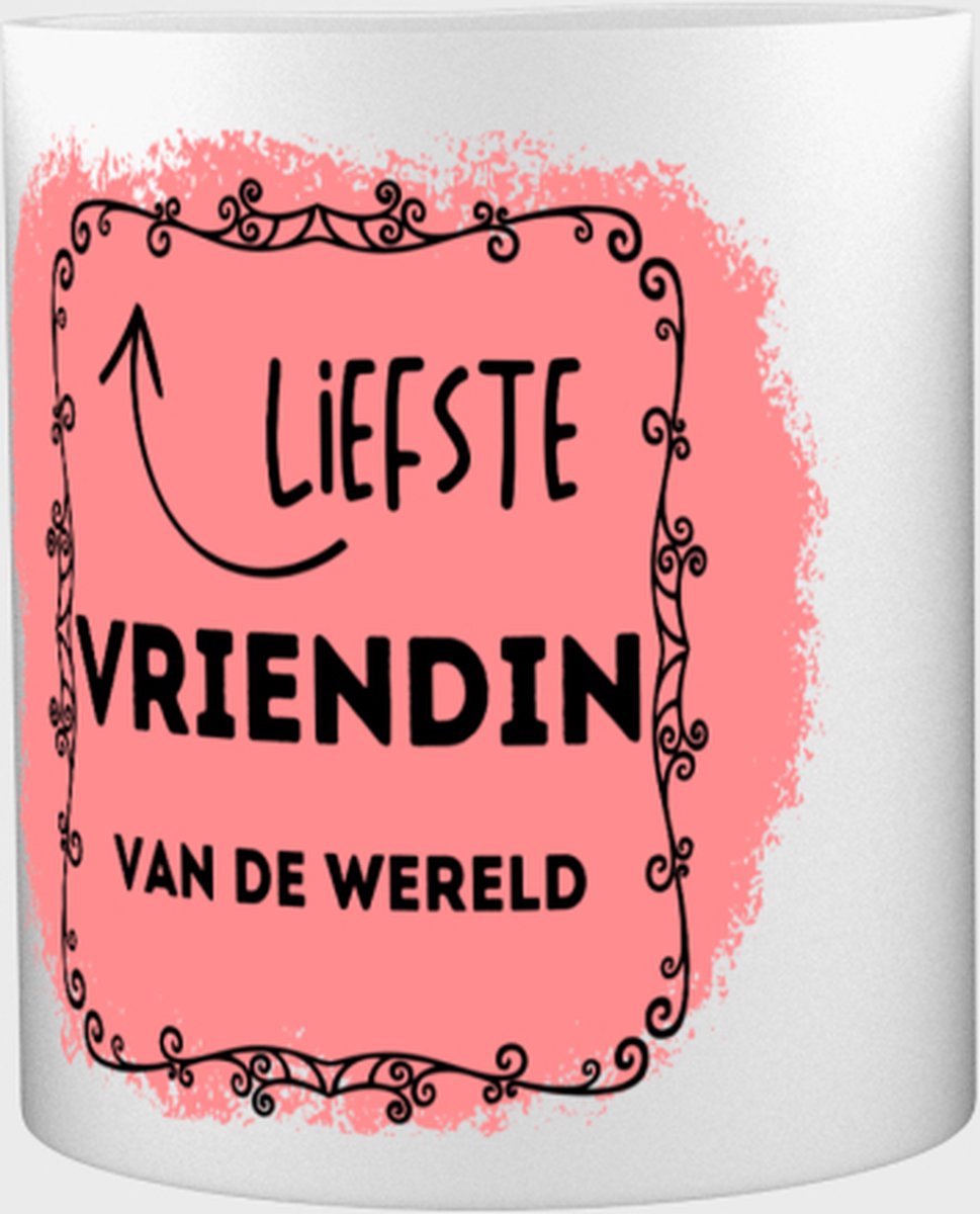 Akyol - liefste vriendin van de wereld Mok met opdruk - vriend/vriendin ...