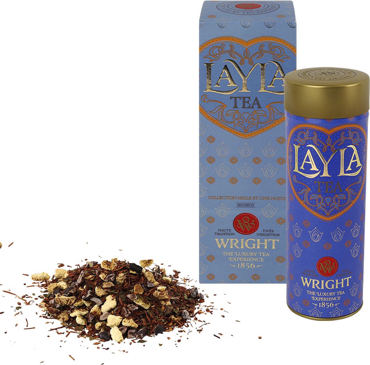 Wright Tea - Losse thee in blik - Layla - Rooibosthee - 100gr | bol.com
