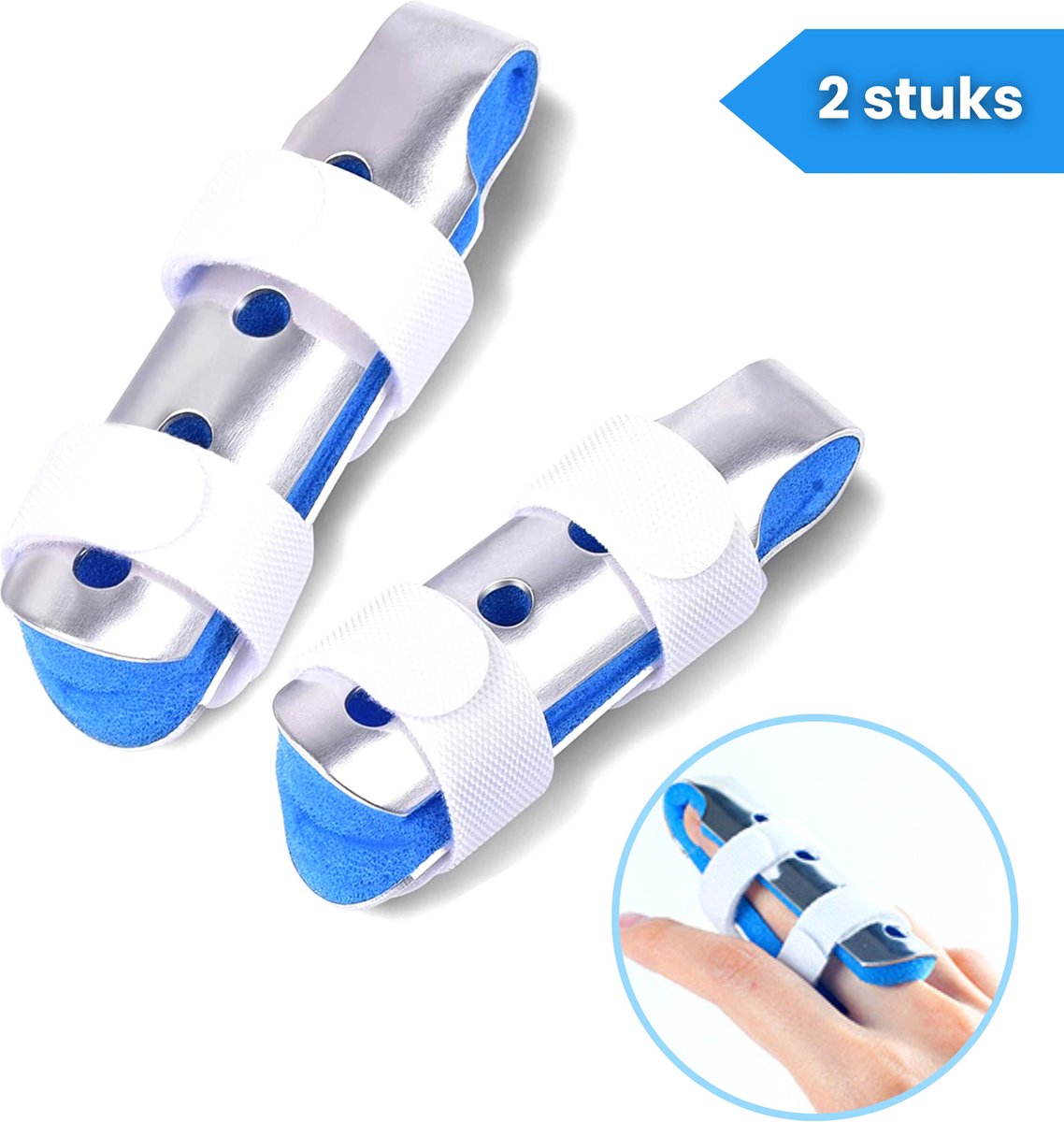 Kangka Vingerbrace 2 stuks - Verstelbaar Vingerspalk - Finger spalk ...