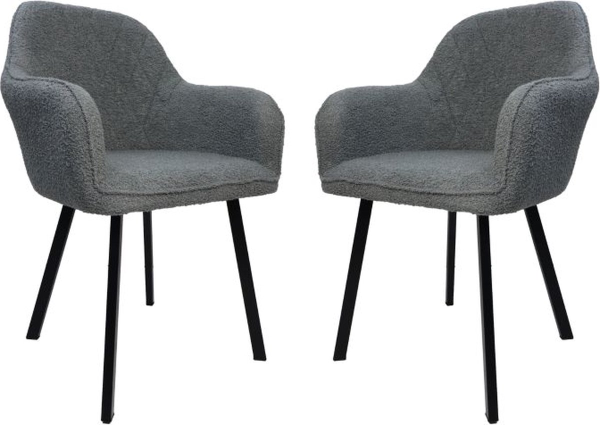 Eetkamerstoelen - Set van 2 - Eetkamerstoelen met Armleuning ...