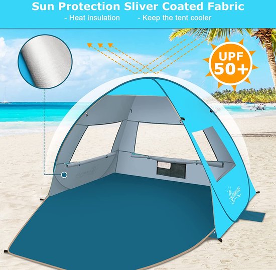 Luxe strandtent – Tent Strand – beach tent | bol