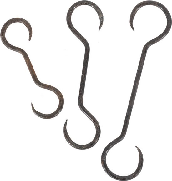 HomeBound | S-haak metaal zwart | s-haak | 22cm | bol