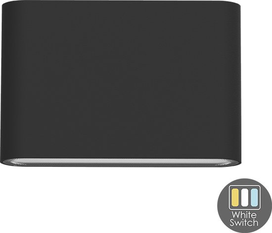 LPS Intruva Wandlamp - Zwart 10W - Kleurtemperatuur instelbaar - IP65 ...