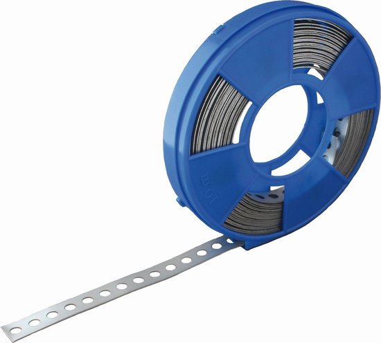 Montagestrip 17x1,0mm 10mtr in plastic cassette | bol