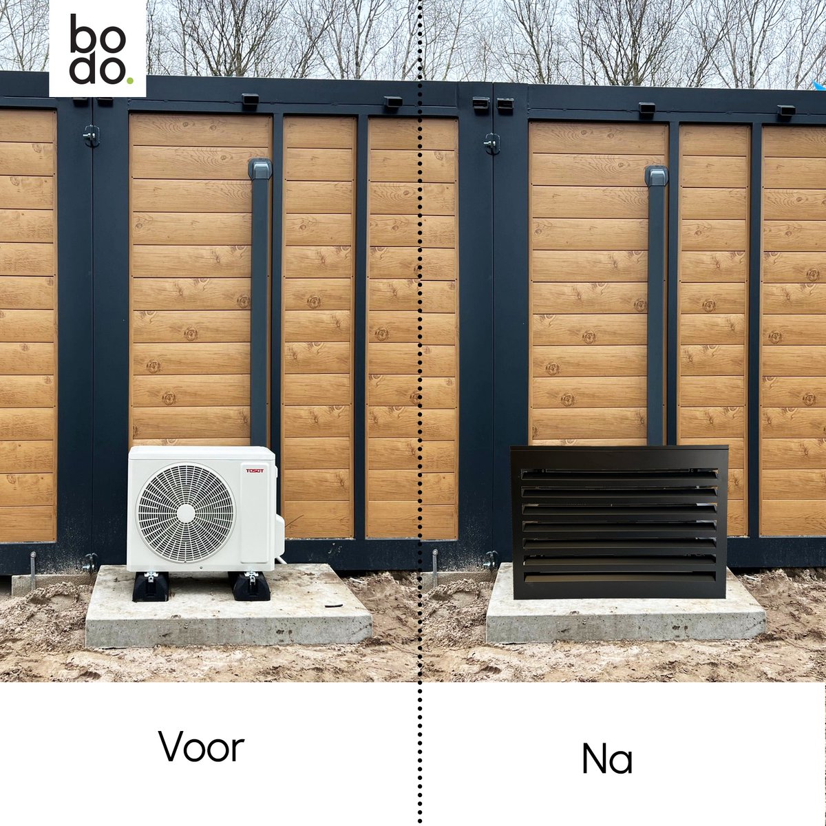 Bodo® - Aluminium Airco Cover - Airco Omkasting - Buitenunit omkasting ...