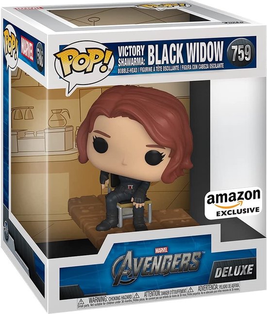Funko POP! Deluxe Marvel Black Widow Victory Shawarma - Exclusive #759 ...