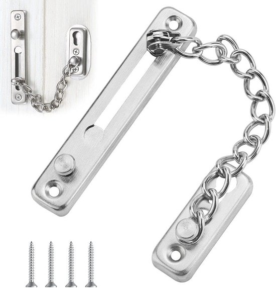 Deurbeveiligingsketting Roestvrij stalen deurslot Kettingslot ...