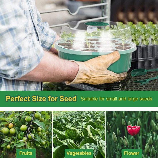 Lot de 6 plateaux de semis ronds à 13 alvéoles - Aquariums? Heavy Duty ...