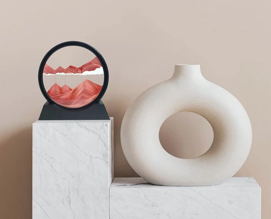 Bewegend Zand Kunstwerk voor Decoratie - Dynamisch 3D Zandschilderij in ...