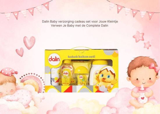 Dalin Baby verzorging cadeau set De Perfecte Start: Dalin Baby ...