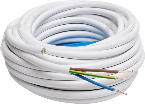 3-core hose line H05 VV-F 3G1.5 mm2 (25 m) flexible installation ...