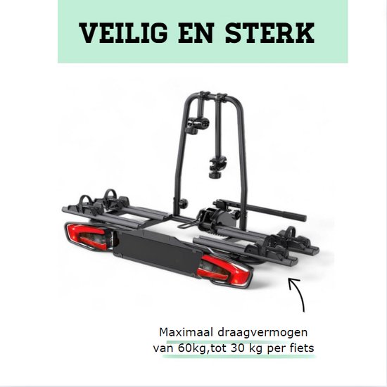Fietsendrager Elektrische Fietsen 2 - Fietsendrager Trekhaak Maximale ...