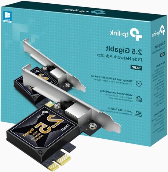 2.5 Gigabit PCI Express-netwerkadapter - laag-profiel en volledige hoogte beugels -... | bol