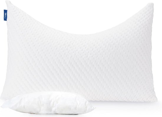 Hoofdkussen van traagschuim in hoogte verstelbaar - orthopedisch en ergonomisch... | bol