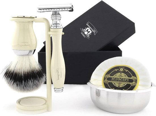 6-in-1 scheermesset heren met scheerstandaard - scheerset ...