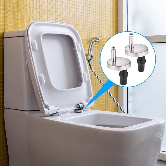 WC-brilbevestiging schroeven - 6 stuks RVS blinde gaten bevestigingen ...