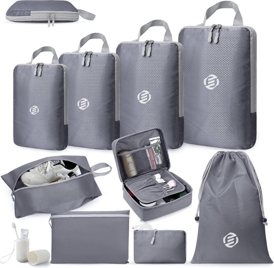 Equivera Backpack Organizer - Packing Cubes - Koffer Organizer Set ...