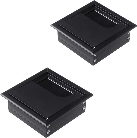 Kabeldoorvoer - Kabel Organiser - Aluminium - Kabelgoot Bureau - 2 ...