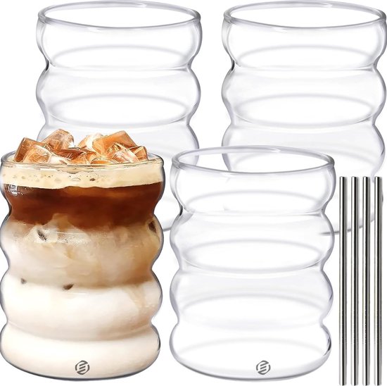 Equivera Frisdrankglazen - Frisdrankglazen - Glazen voor Frisdrank ...